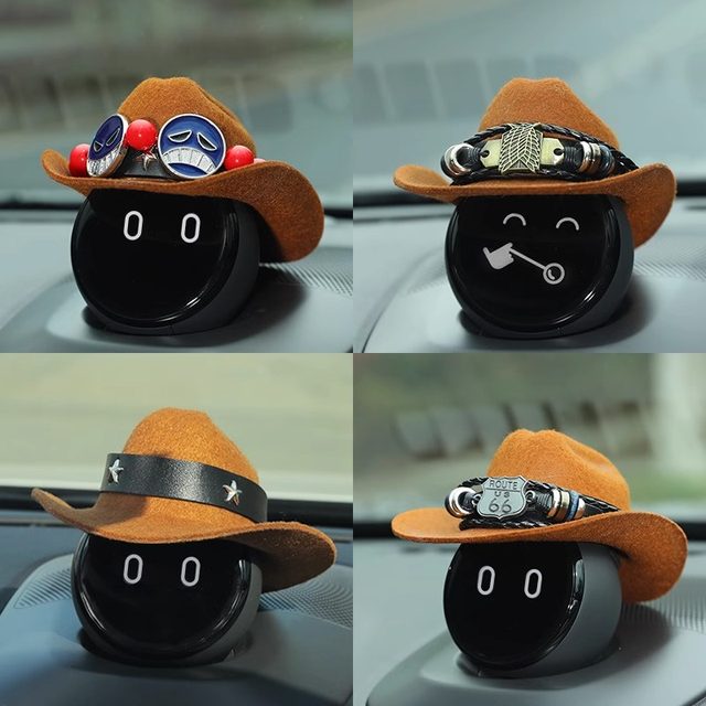 NIO NOMI Robot Helmet Western Cowboy Hat Ideal Realm Creative Center ...