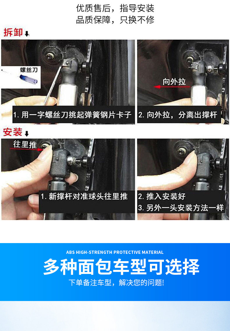 Changan star trunk hydraulic cs75 uno support rod | Jinhao Gas Spring ...