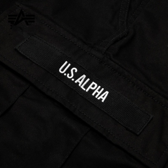 Alpha Industries Menswear American pure color parka Straight-leg Loose ...
