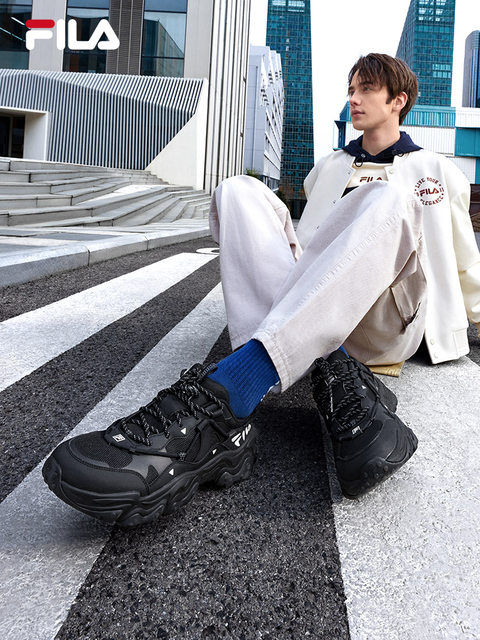 FILA official dad shoes cat claw 5 generation men's spring 2025 women's ...