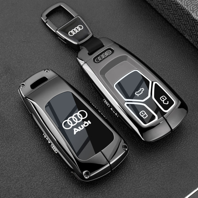 Applicable to 2024 Audi A4L key cover 2025 Audi Q5L special car metal ...