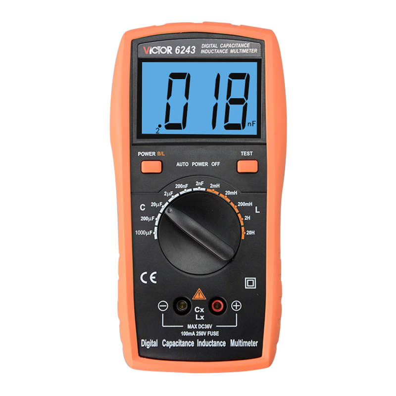 Victory Digital Capacitance and Inductance Meter VC6243 Chip Resistance ...