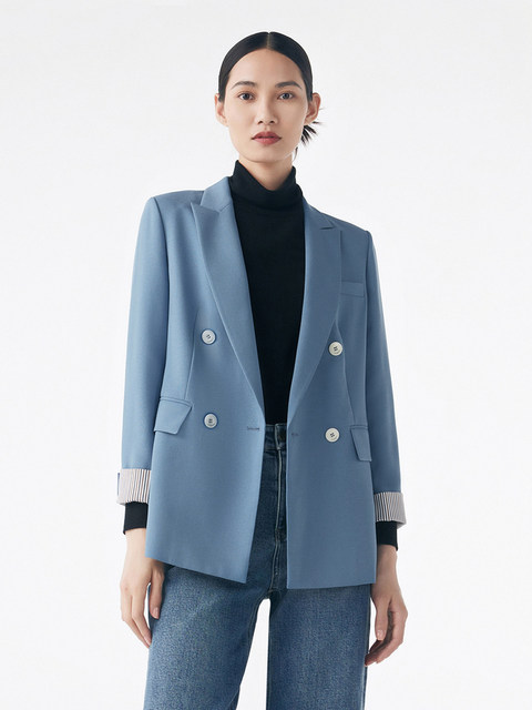 Laycy/Langzi 2023 Autumn and Winter new slim dual -deductive ...