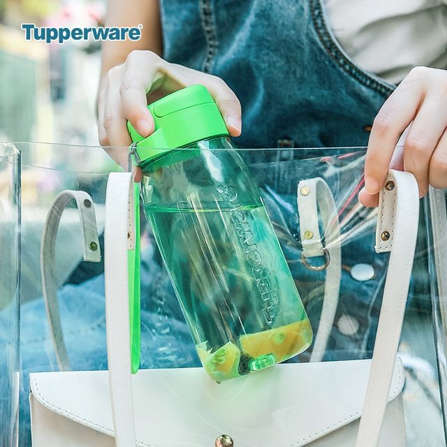 Tupperware fun water cup 550ml large capacity plastic portable sports ...