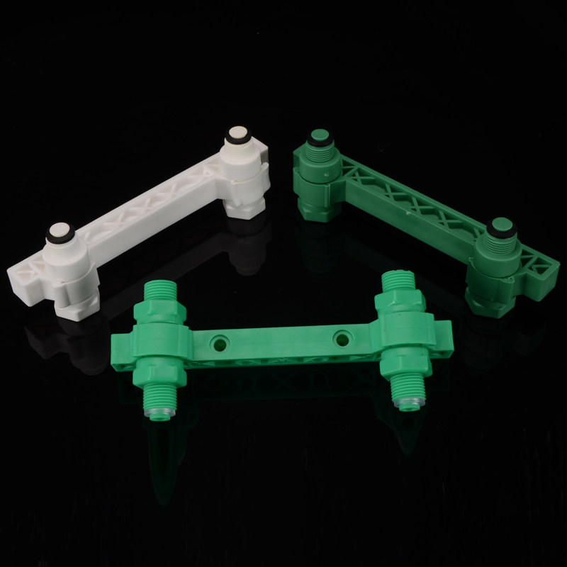 Hongying PPR Shower Faucet Tee Joint - 15cm 4-Point Mixer Valve Positioner