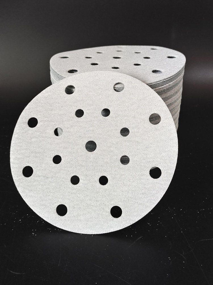 Great Speed of Light 6 Inch 17-Hole Flocked Sandpaper - 150mm