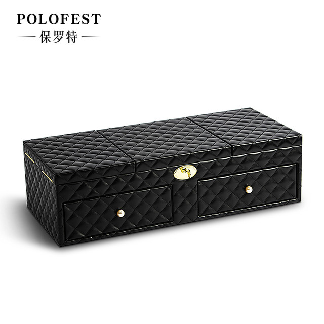 polofest exquisite jewelry storage box high-end drawer light luxury ...
