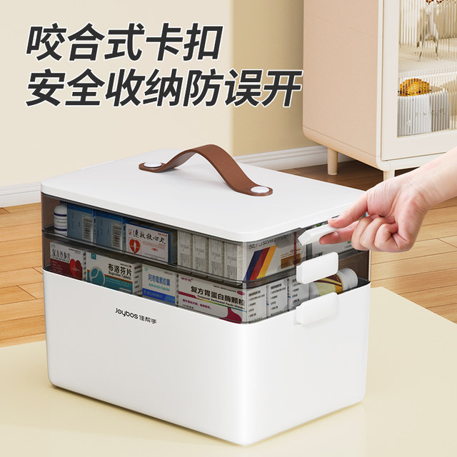 Jiabangshou medicine box family size large household medicine box extra ...