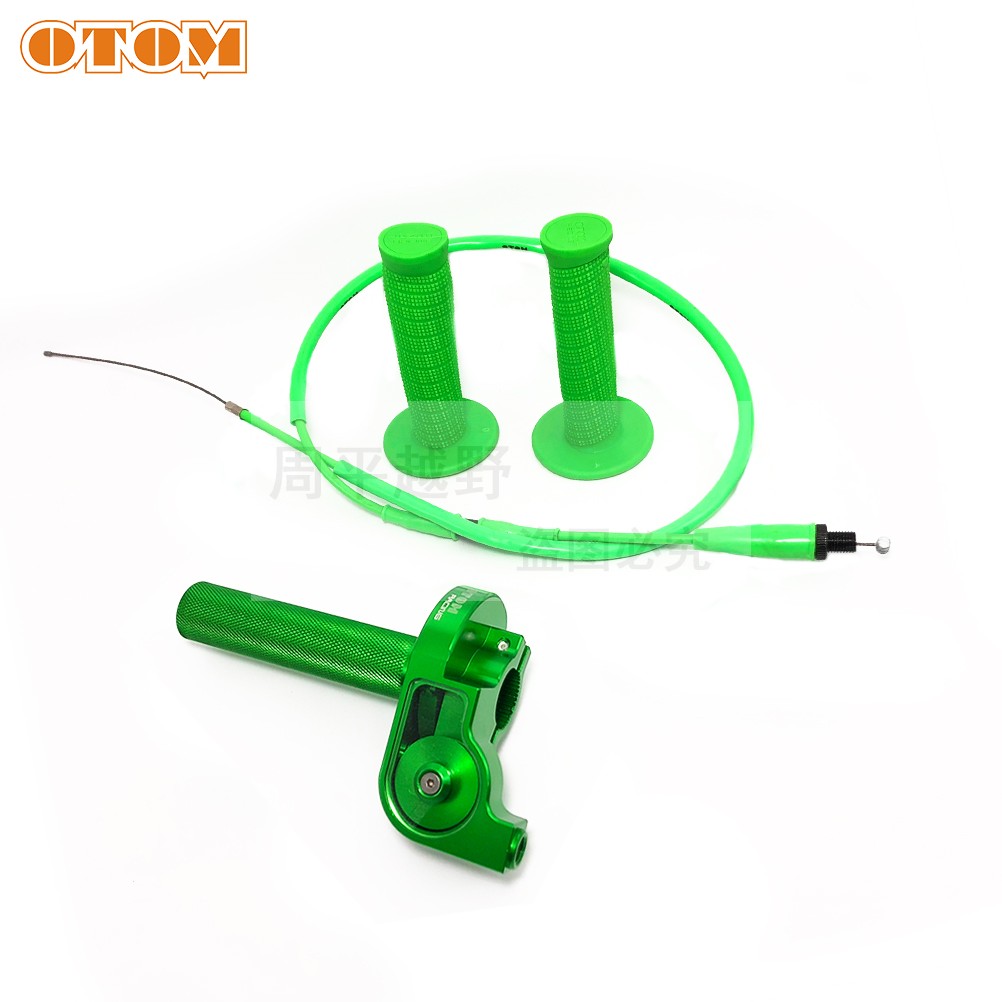 OTOM off-road motorcycle CNC big twist throttle handle modified universal big twist throttle ...