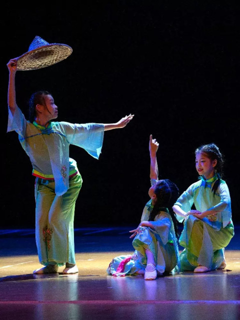 Yumeng Yuyang Performance Clothing Bamboo Hat Props Kidsren's Classical ...