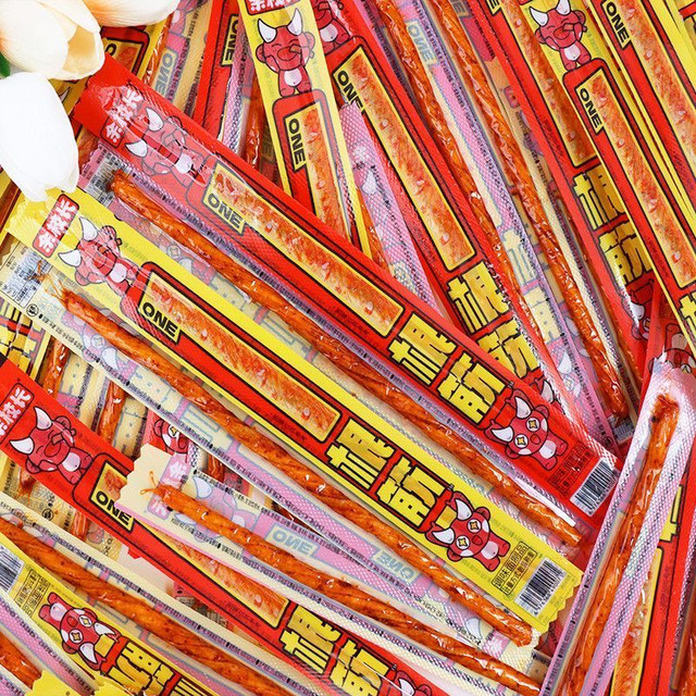 Principal Yu's snack raft, a tendon beef tendon spicy strips, internet ...