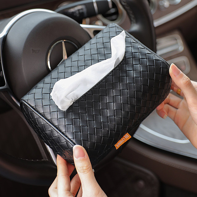Car tissue paper box for cars, cute interior hanging tissue box, car ...