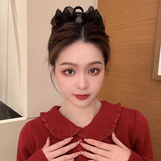 Spring and summer temperament Elegant Simple Bow Grasp the new hair ...