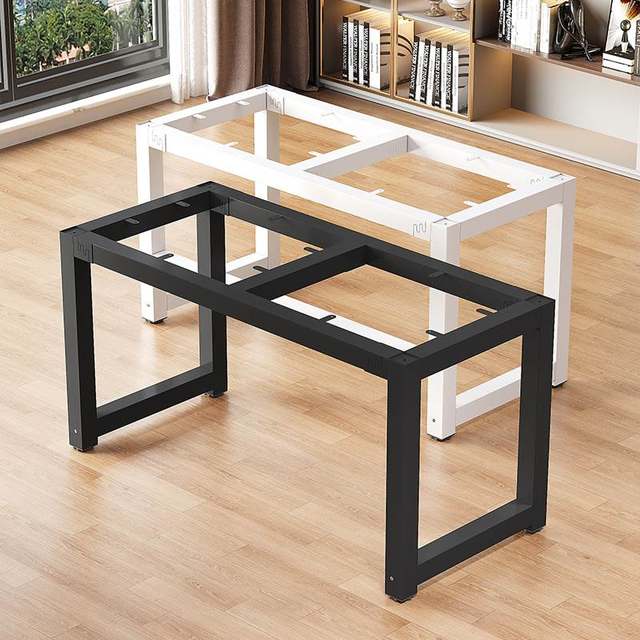 Iron table leg bracket home desk support frame rock plate coffee table ...