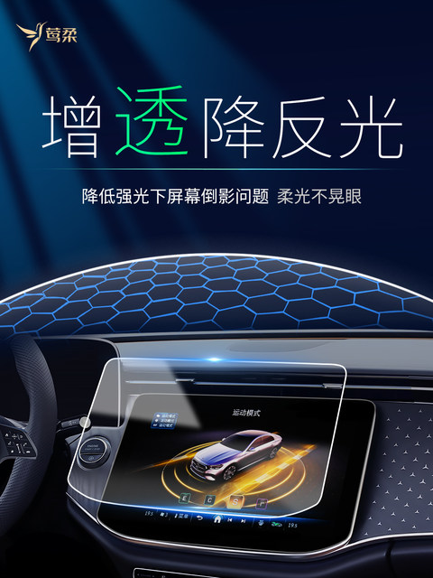 Mercedes -Benz E300L Stewr Mel -Control screen film E260 interior decorative supplies E -Class ...