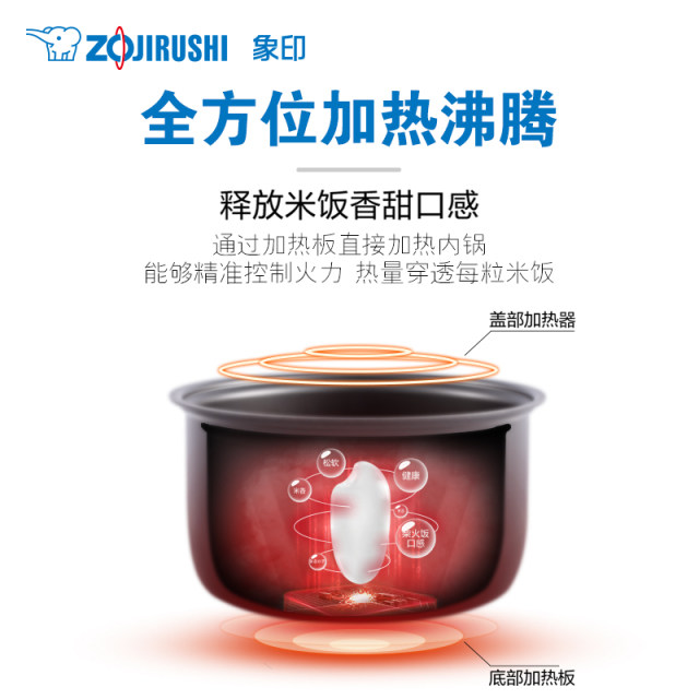 Zojirushi household small mini rice cooker one-person rice cooker ...