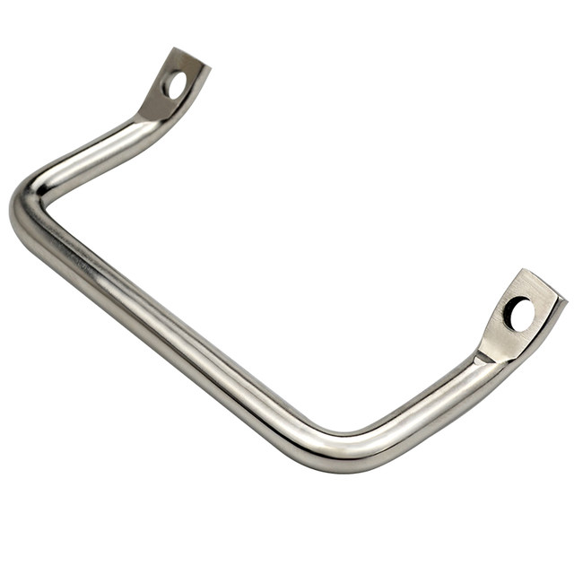 304 stainless steel handle double bending inclined flat head industrial ...