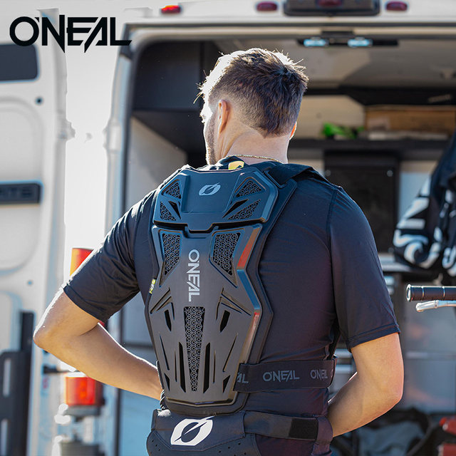 24 American ONEAL off-road motorcycle equipment, rider riding ...