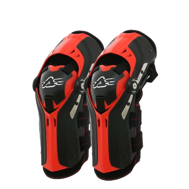acerbis Axibis off-road motorcycle riding knee pad mechanical leg metal ...