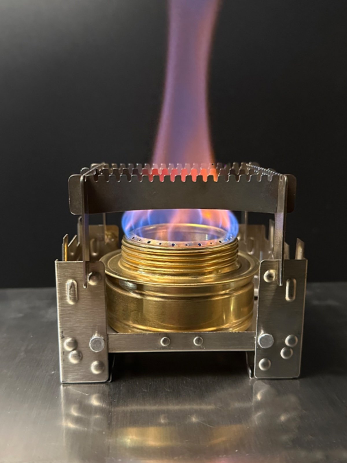 Tujue Brass Alcohol Stove - Portable Camping & Picnic Stove