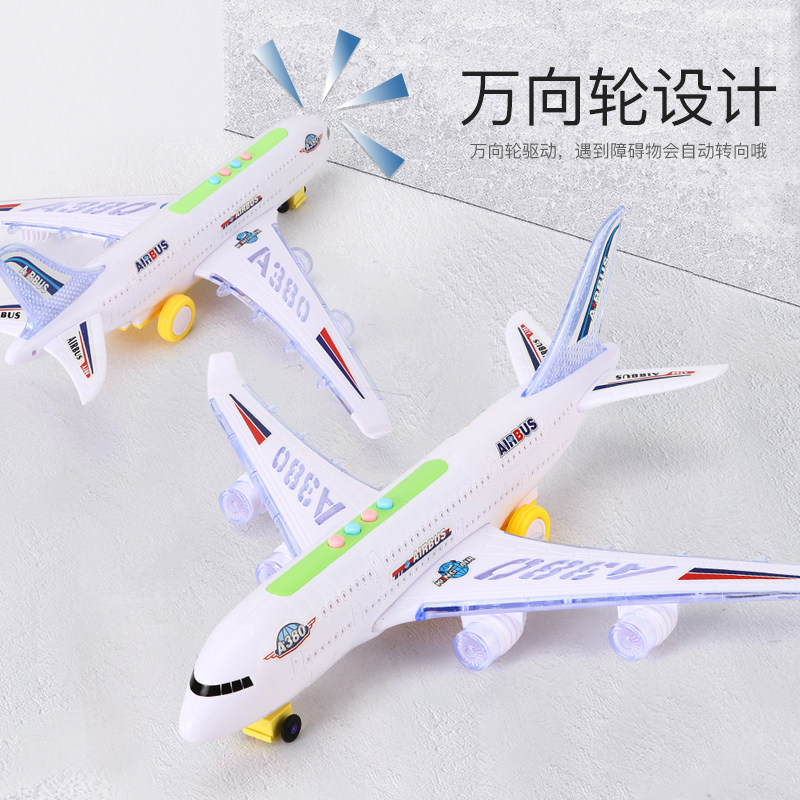 Large Universal Remote Control Airbus Aircraft Toy for Children with ...