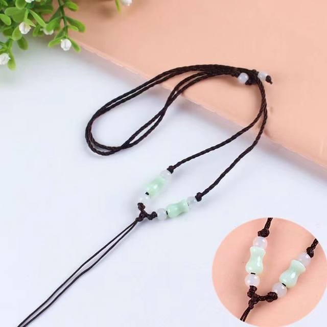 Buy 1 get 1 free adjustable pendant red rope necklace braided new flow ...