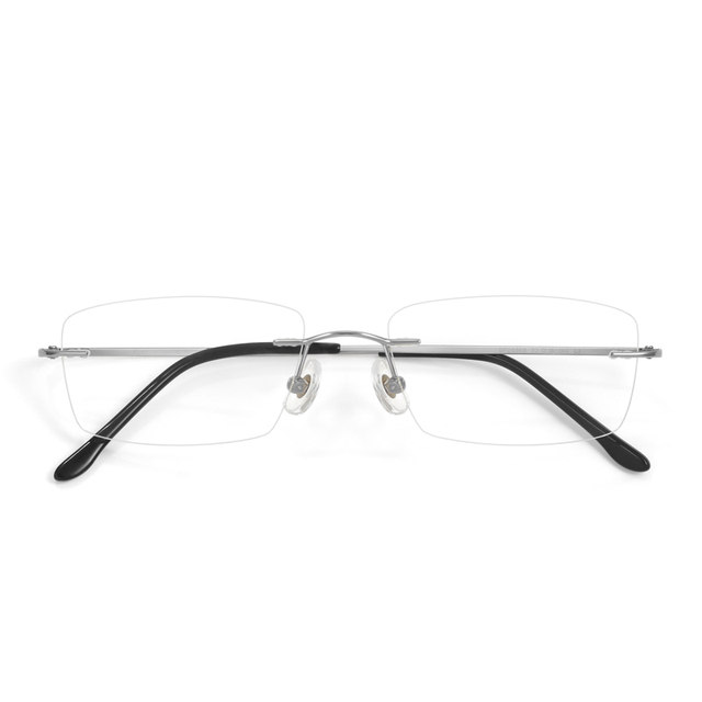 Ultra-light rimless glasses for men, myopia pure titanium rimless ...