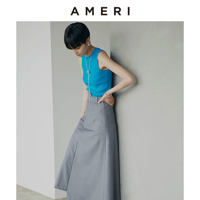 American spring and summer Medi series half -body skirt asymmetric umbrella skirt design ...