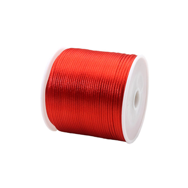 Red rope bracelet woven rope diy hand-woven hand rope necklace pendant ...