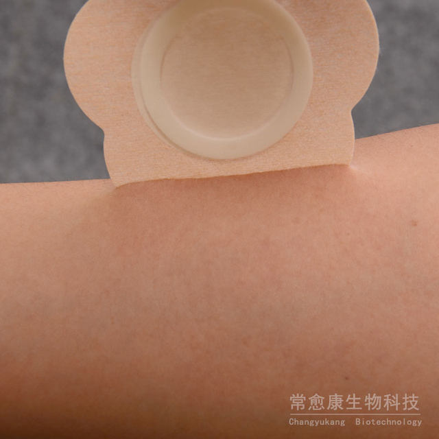 8x8 skin color plum blossom navel patch blank paste patch hollow ...