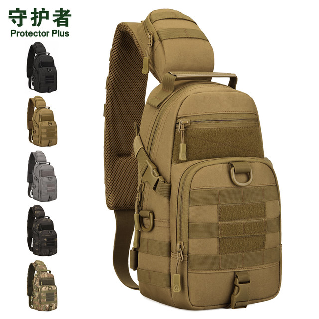 Guardian Chest Bag Men's Canvas Outdoor Sports Tactical Shoulder ...
