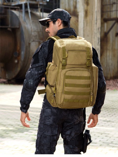 Guardian 40L Outdoor Camping Travel Triplet Tactical Backpack Hiking ...