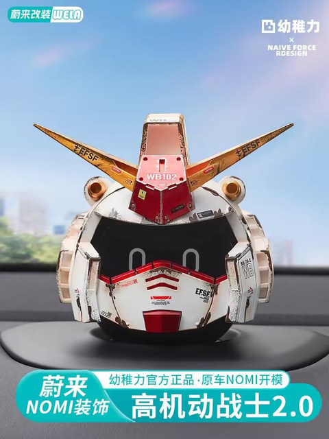 Applicable to Weilai ES6EC6ES8ET5TET7 car NOMI hat Gundam helmet car ...