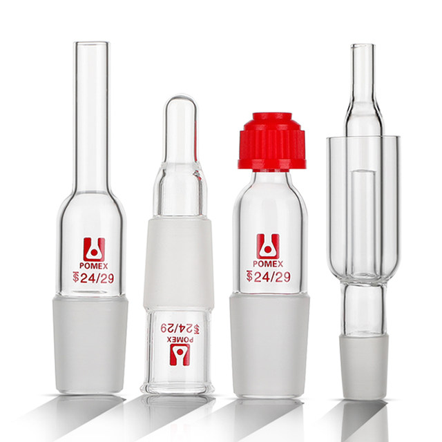 Glass screw stirrer sleeve thermometer sleeve standard mouth open ...