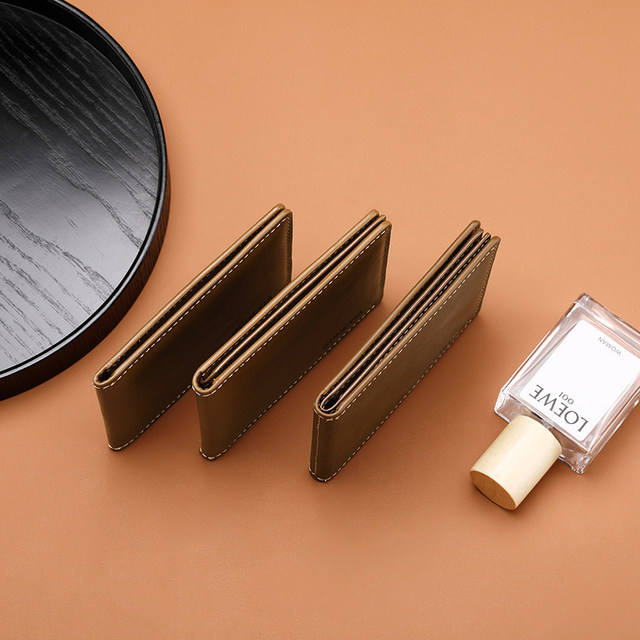 Driver's License Leather Case Men's Multi-Function Card Case Soft ...