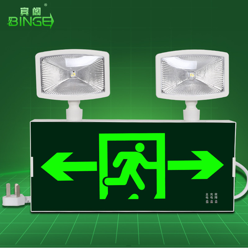 Luz de Saída de Emergência LED de Dupla Finalidade Binge - Sinalização ...