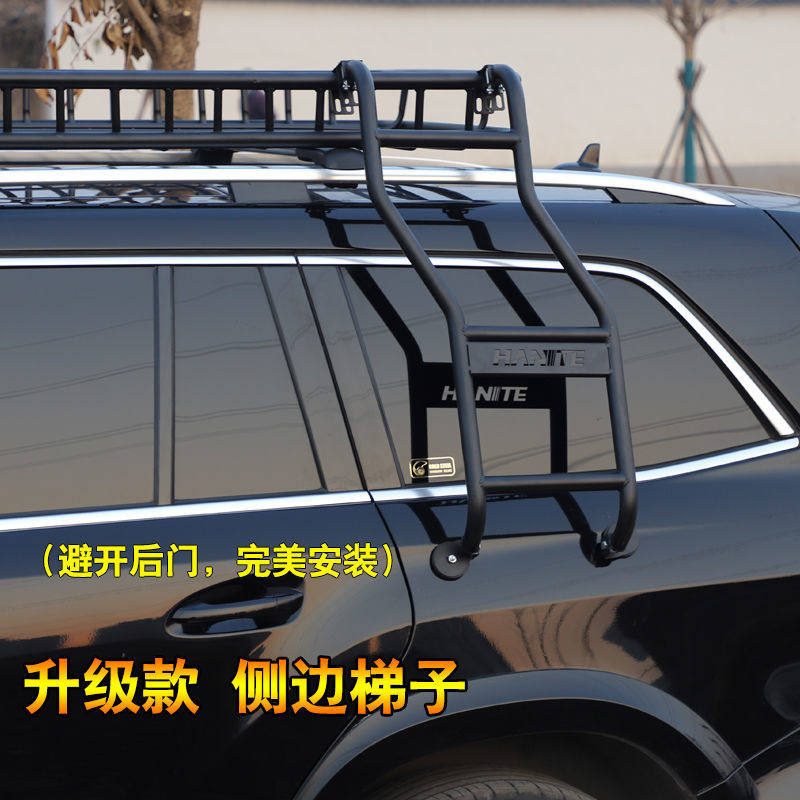Off-Road SUV Roof Rack with Side Ladder for Car Luggage