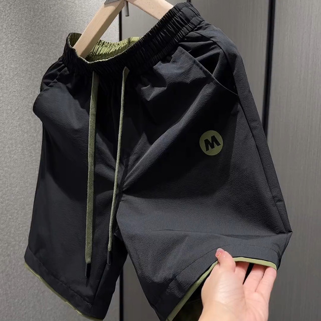 Summer, light, breathable, fashionable, fast dry shorts, men's high ...