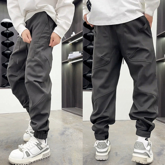Autumn and winter new American -style heavy tide brand casual pants men ...