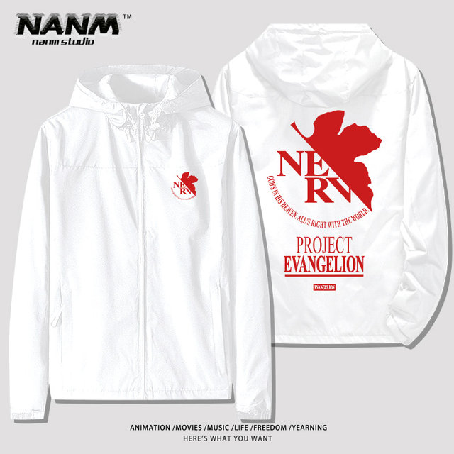 EVA co-branded Neon Genesis Evangelion Unit 1 NERV jacket jacket men's ...