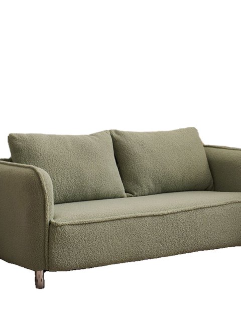 Living room small apartment creamy Wasabi style internet celebrity sofa ...