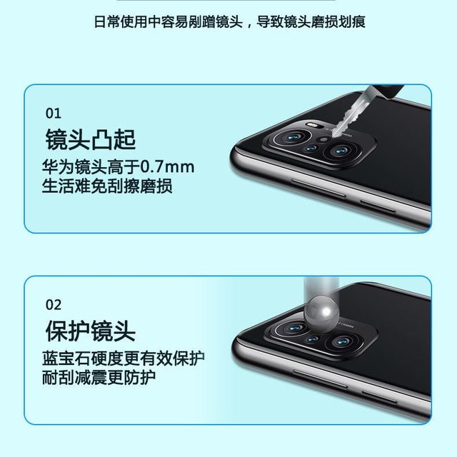 Redmi k40 lens film RedmiK40Pro mobile phone HD lossless pixel rear ...