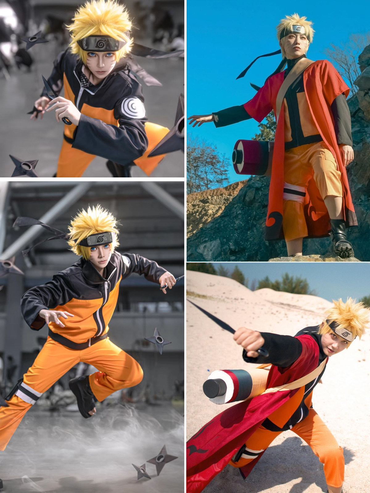 Kostým Naruto Cosplay - Kakashi, Naruto, Sasuke, Obito, Jiraiya ...