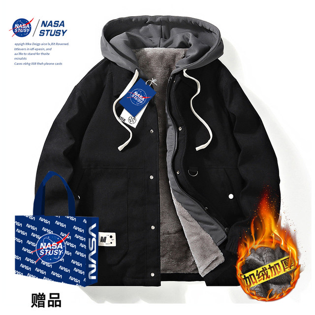 NASA official men's jacket spring and autumn 2024 new workwear couple ...