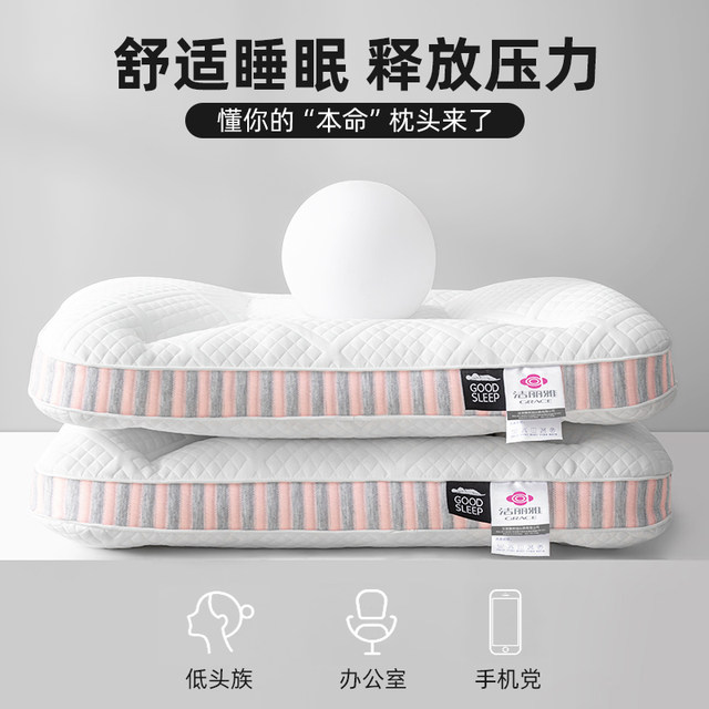 Jialiya Spa Deep Sleep Memory Pillow Pair, Cervical Support Sleep Aid ...