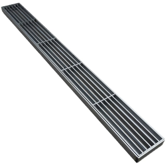 Customized 304 thickened stainless steel strip grille municipal garden ...
