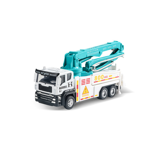 Le Fan Children's Mixing Cars Toys Alloy Cement Cement Pump Engineering ...