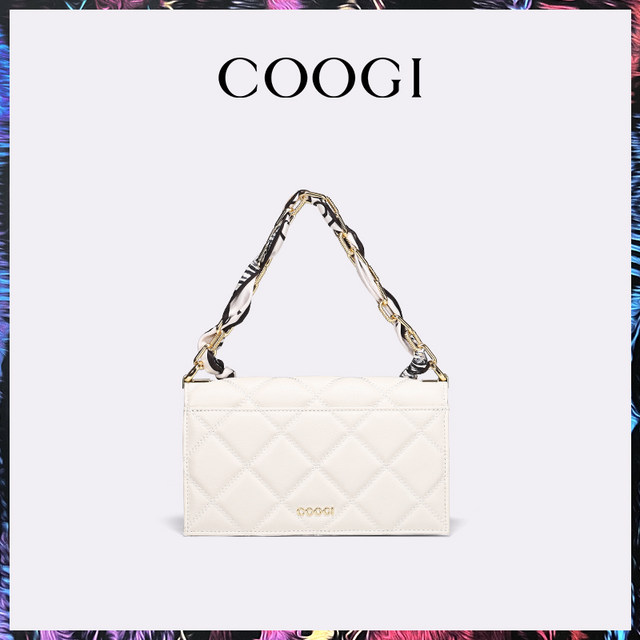 COOGI's new women's commuter shoulder bag, high-end rhombus crossbody ...