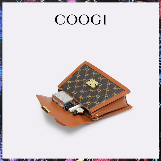 COOGI Ms. New Fashion Handbag Xiaocquan Passing Cross -Stroke Crossbody Bag
