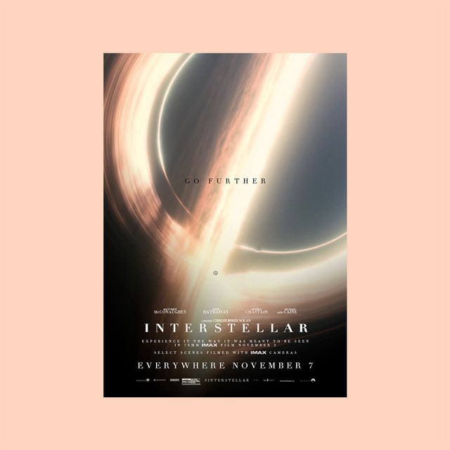 Interstellar ins small size space movie poster postcard card small room ...